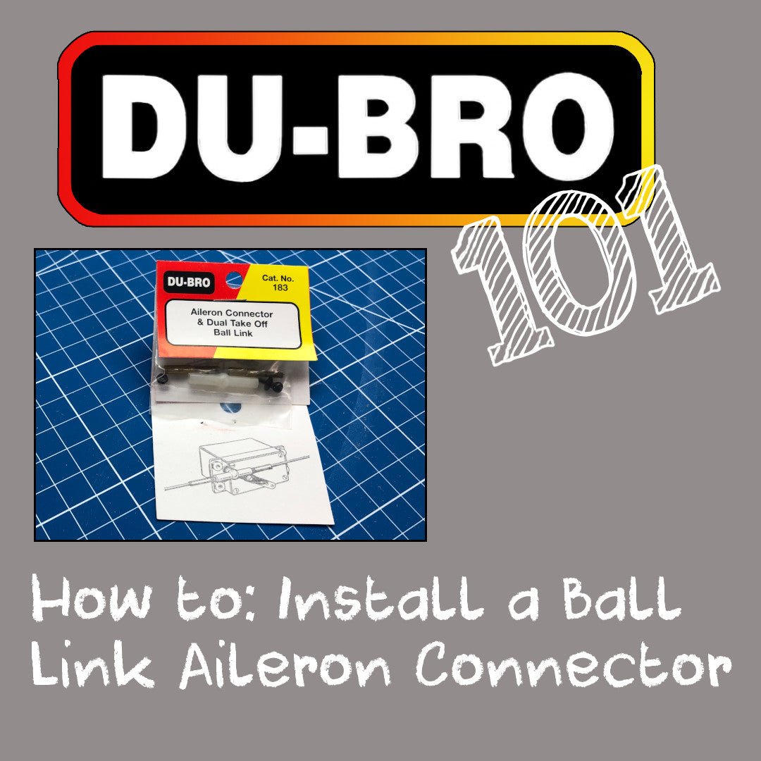 How to Install a Ball Link Aileron Connector – DU-BRO RC