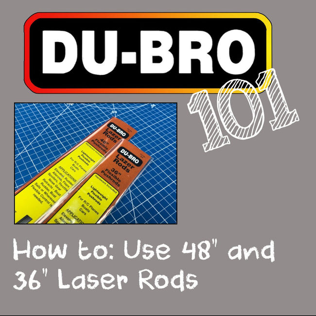 How to Install DU-BRO Lazer Rods – DU-BRO RC