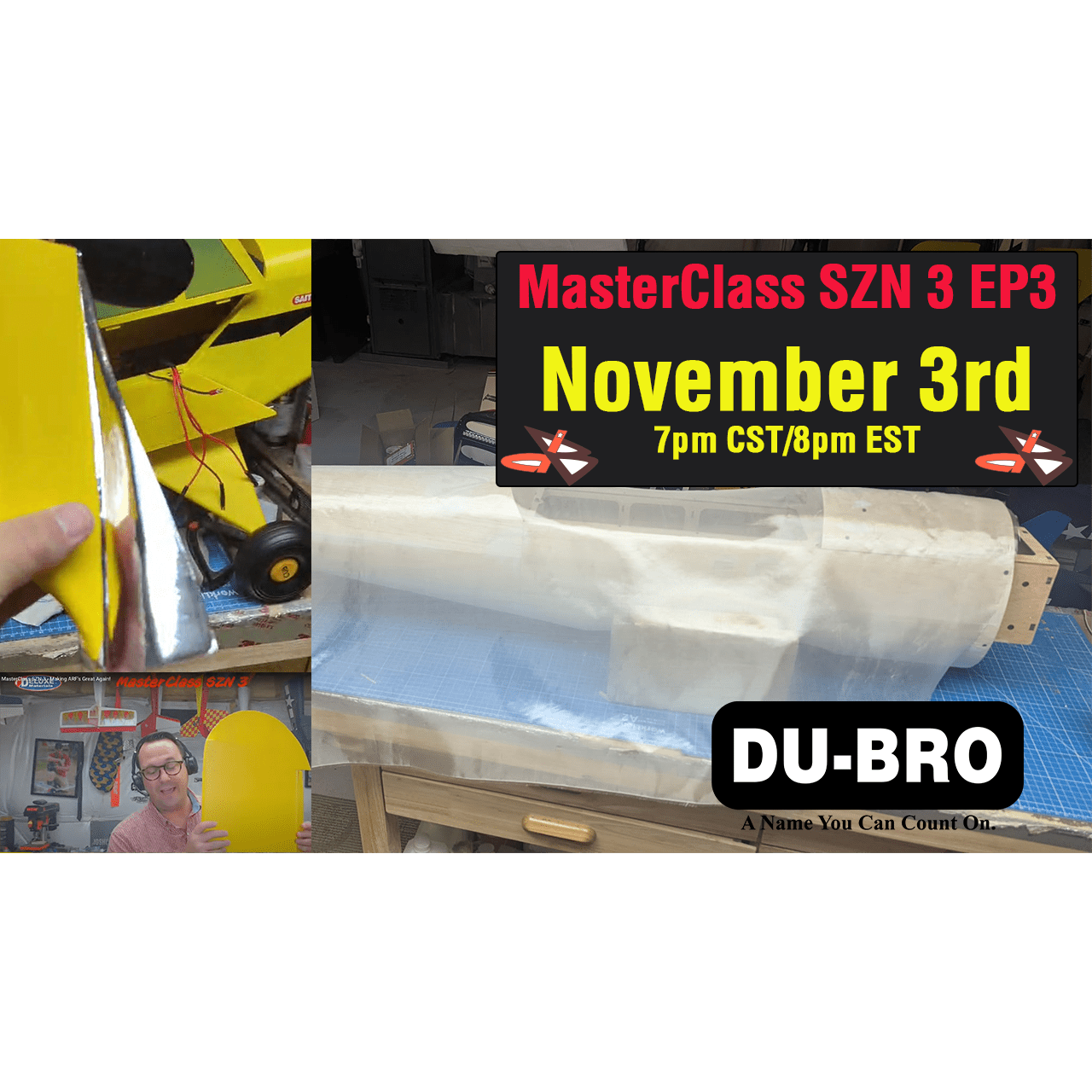 MasterClass SZN3 EP3- Polished Aluminum Finish for ARFs – DU-BRO RC