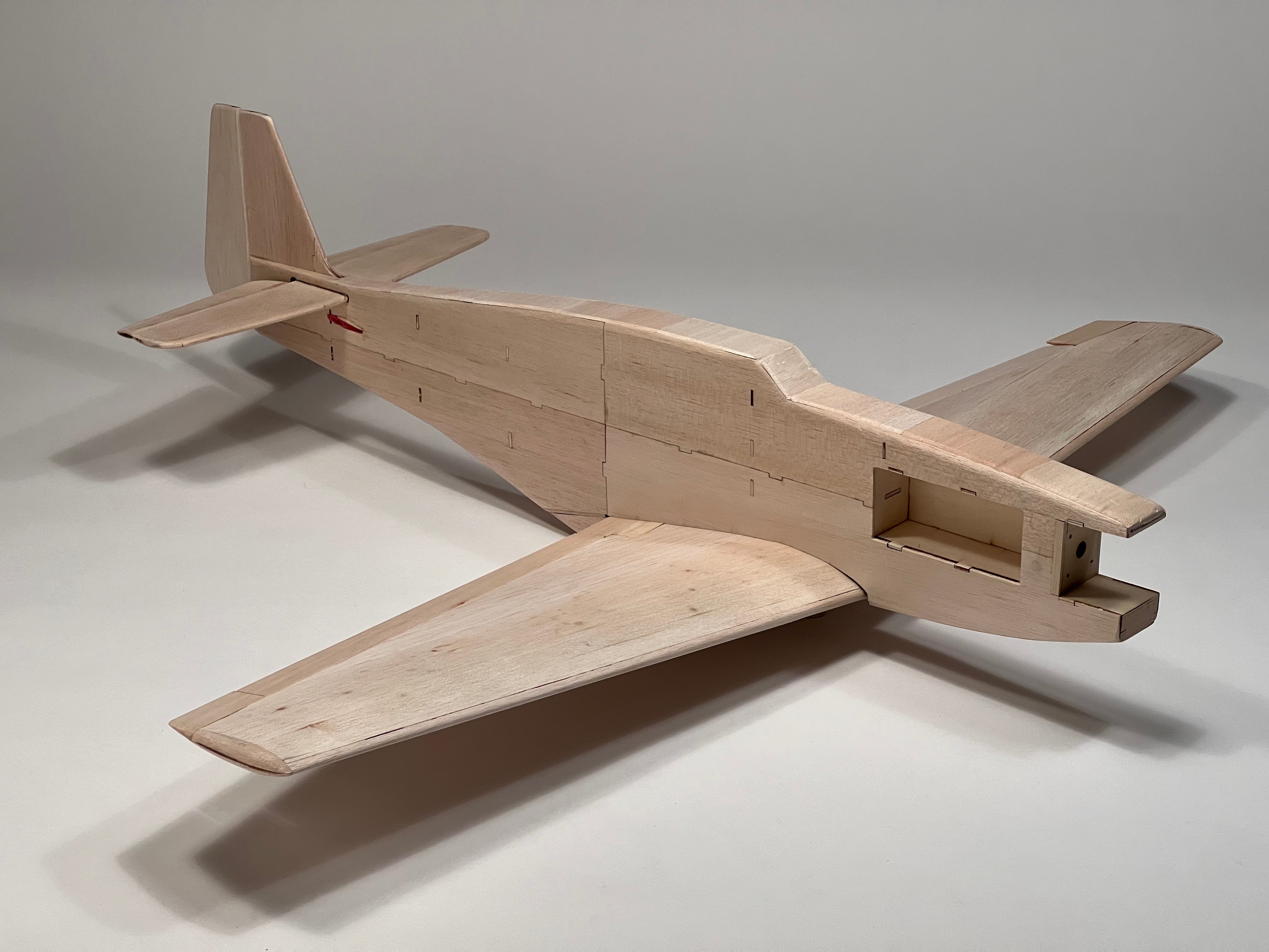 Sunday Fighter Fifty-One RC Airplane Kit From Old School Model Works ...