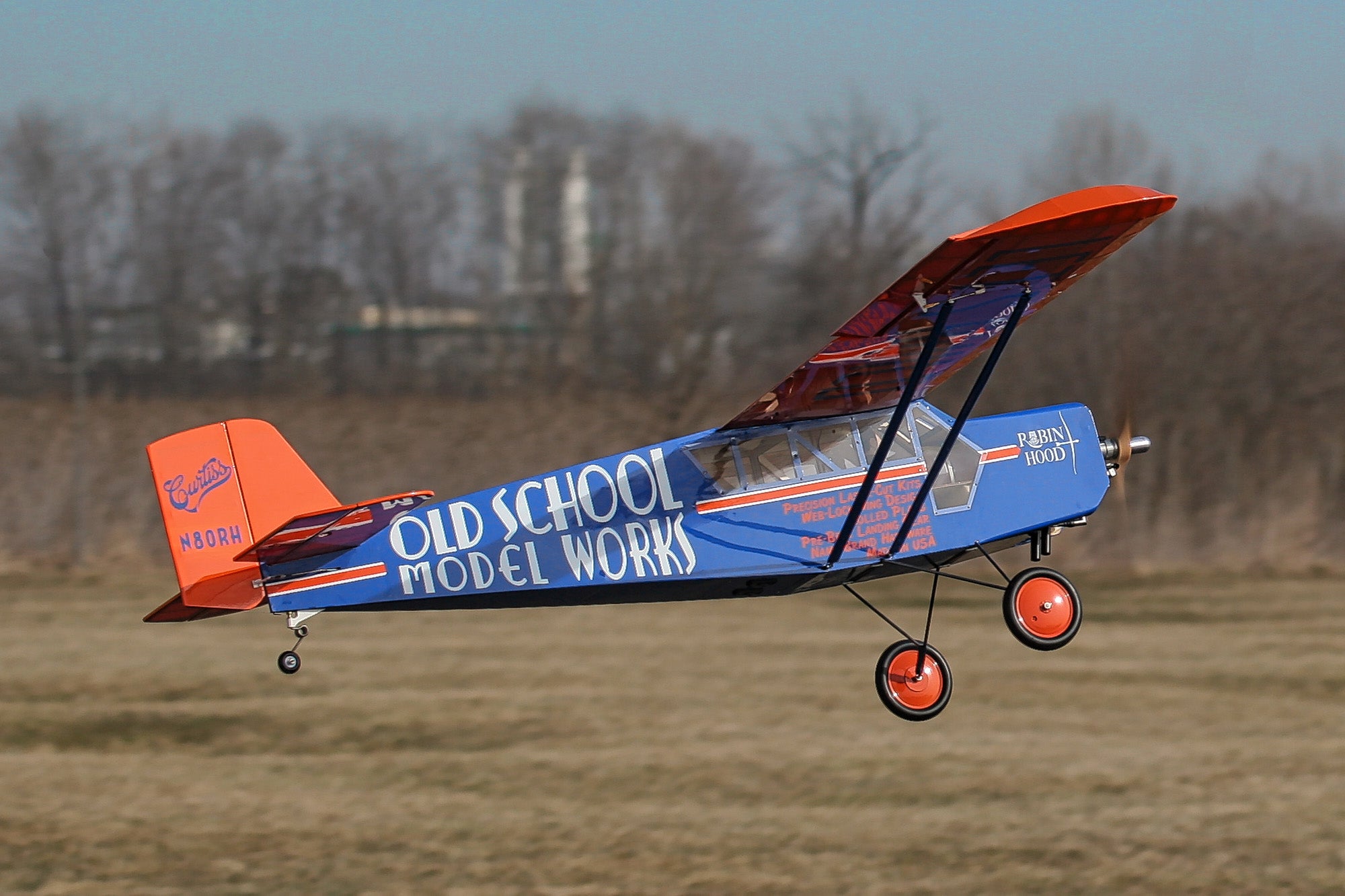Robinhood 80 RC Airplane Kit from Old School Model Works – DU-BRO RC